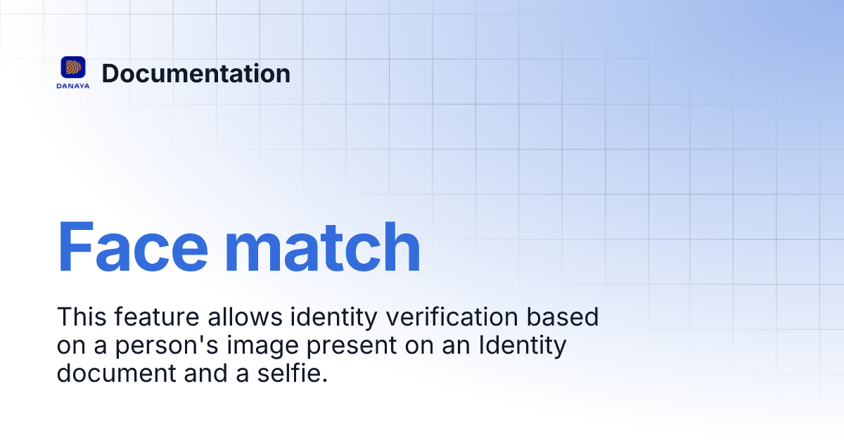 Face match | Documentation